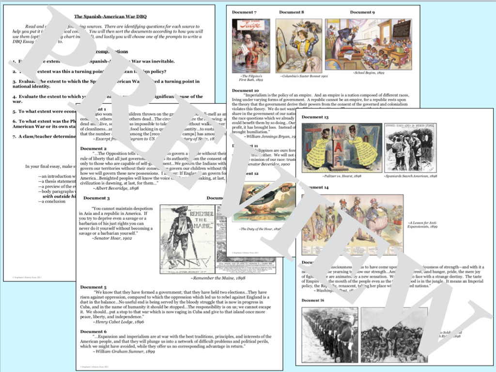 Historical Theater: The Spanish American War - Amped Up Learning