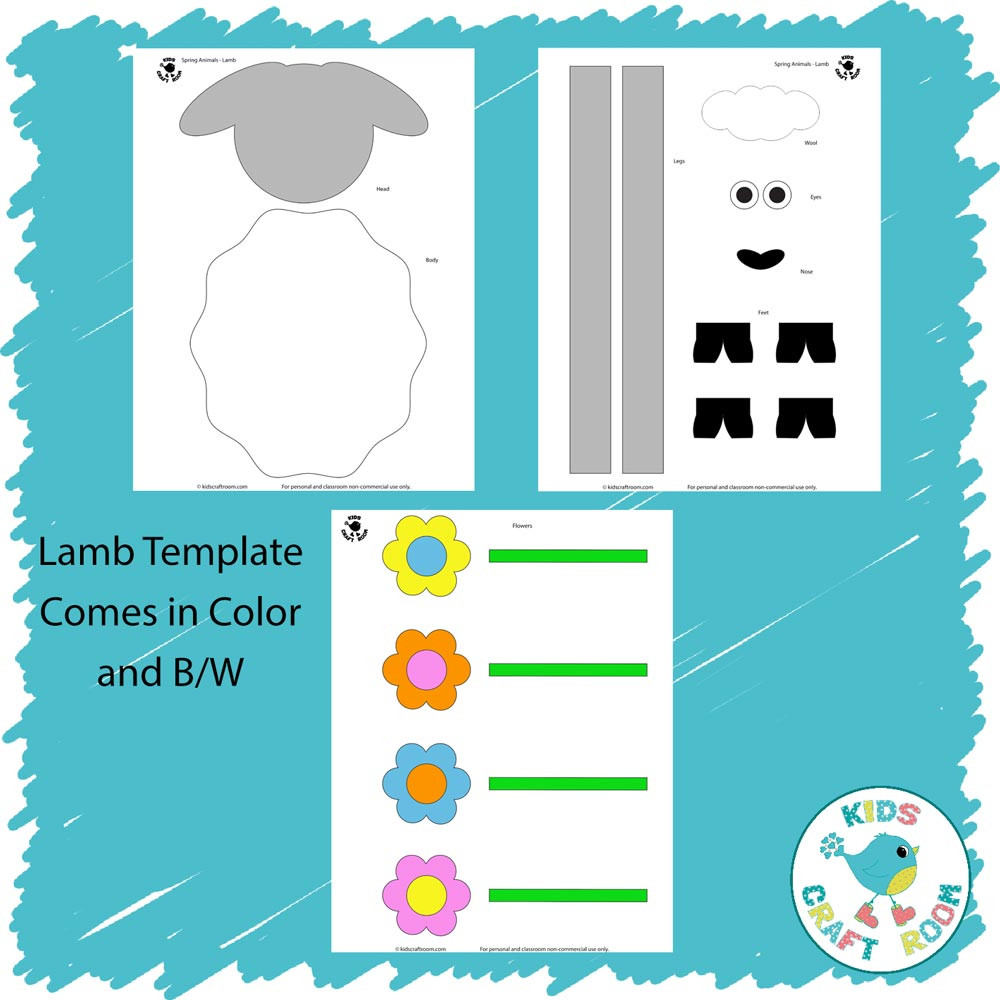 Spring Easter Decor Crafts and Games Bundle