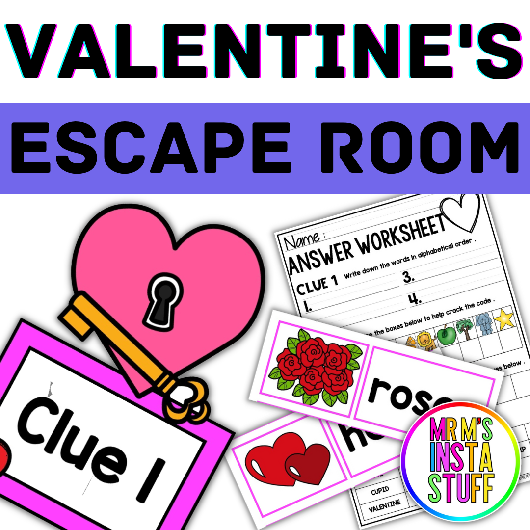 Escape from the Mall Valentine's Day Digital Escape Room - Amped Up ...