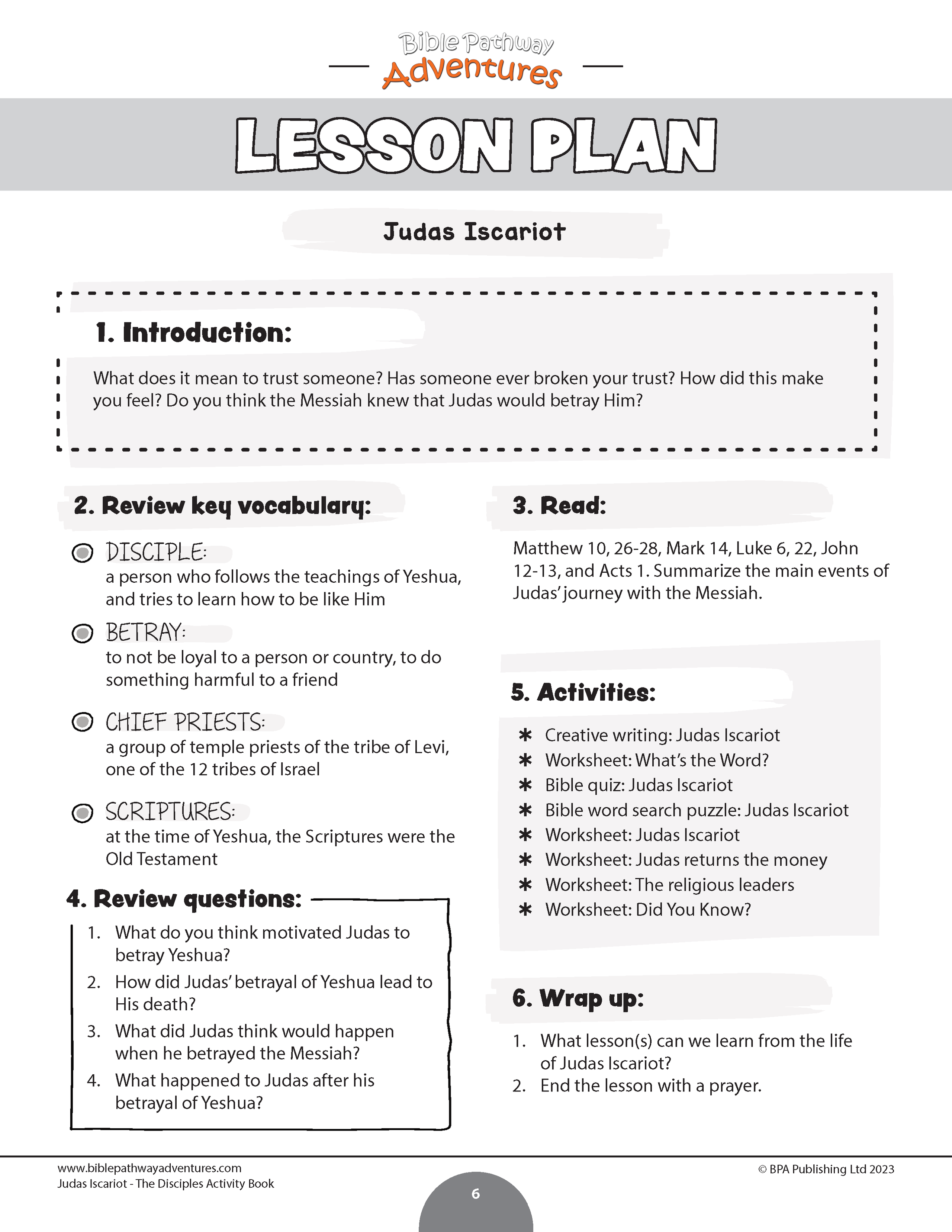 Peter: The Disciple Activity Book
