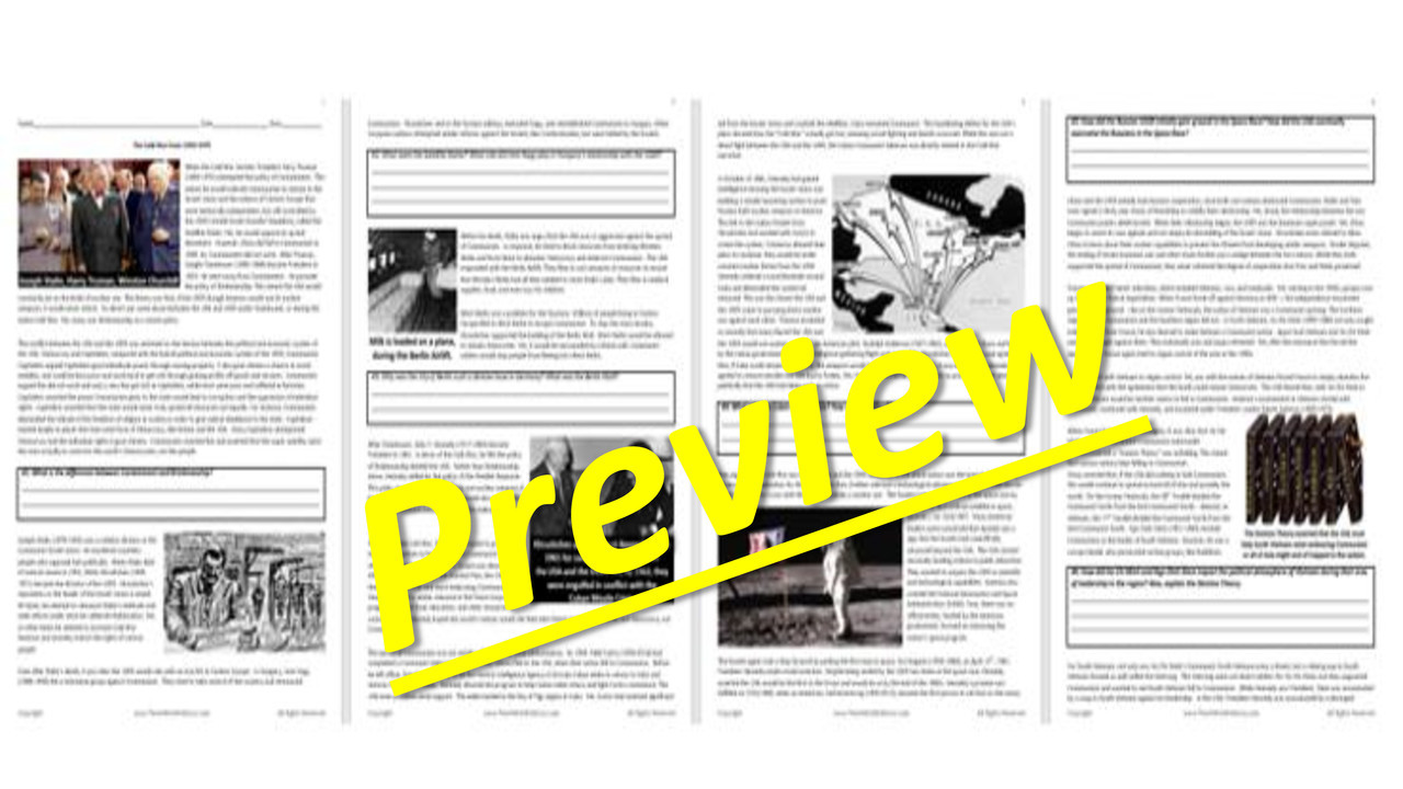 The Cold War From 1953-1975 - Amped Up Learning