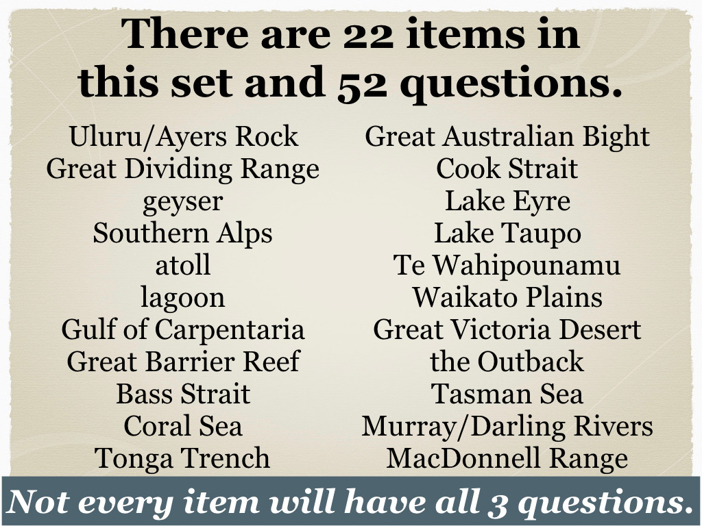 Australia New Zealand and Oceania World Geography Bundle