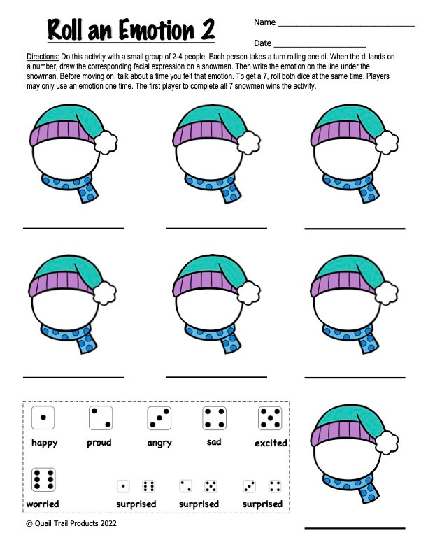 Social/Emotional Worksheets and Activities - Dinosaur Theme