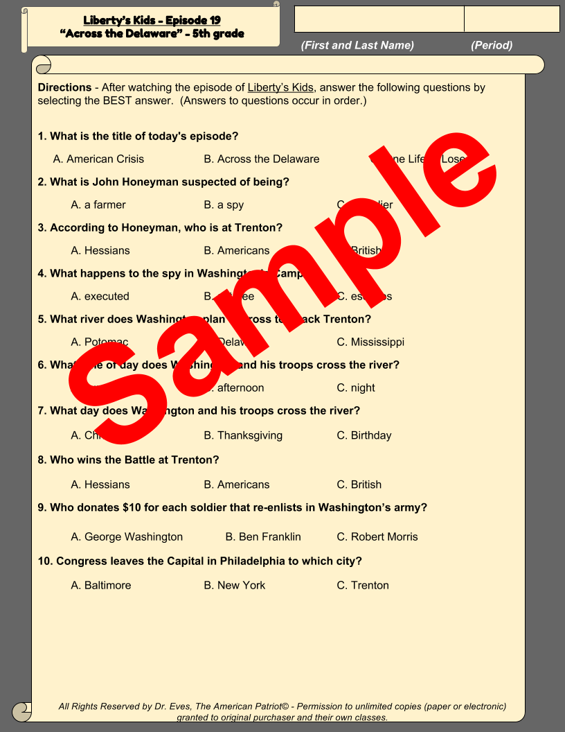 Liberty's Kids - Episode 32 - "Benedict Arnold" - Amped Up Learning