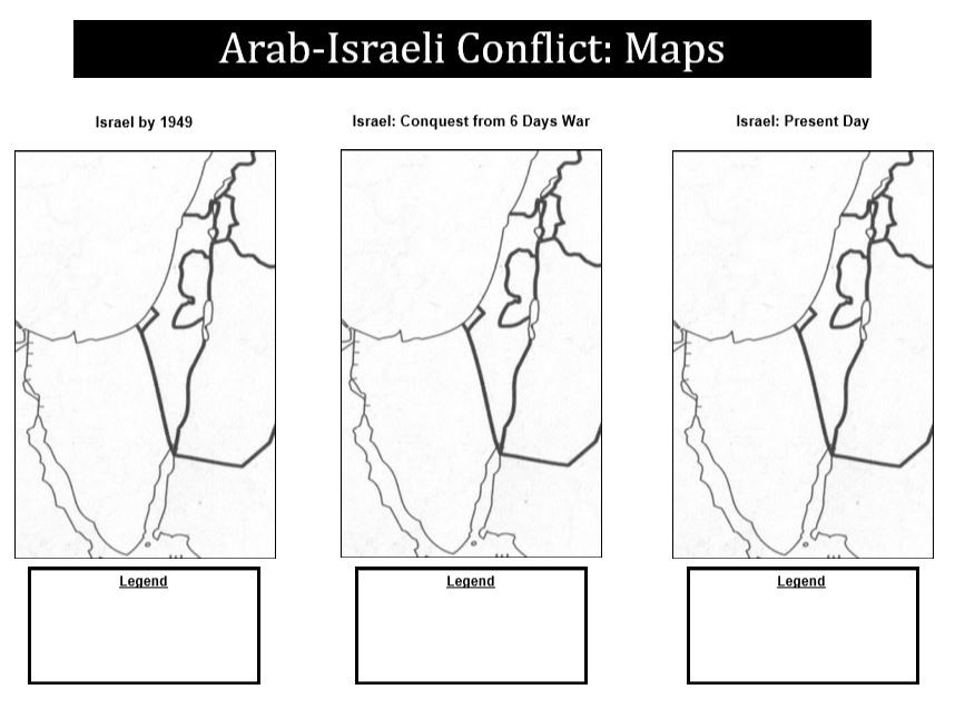 Arab-Israeli Conflict Mapping Activity - Amped Up Learning