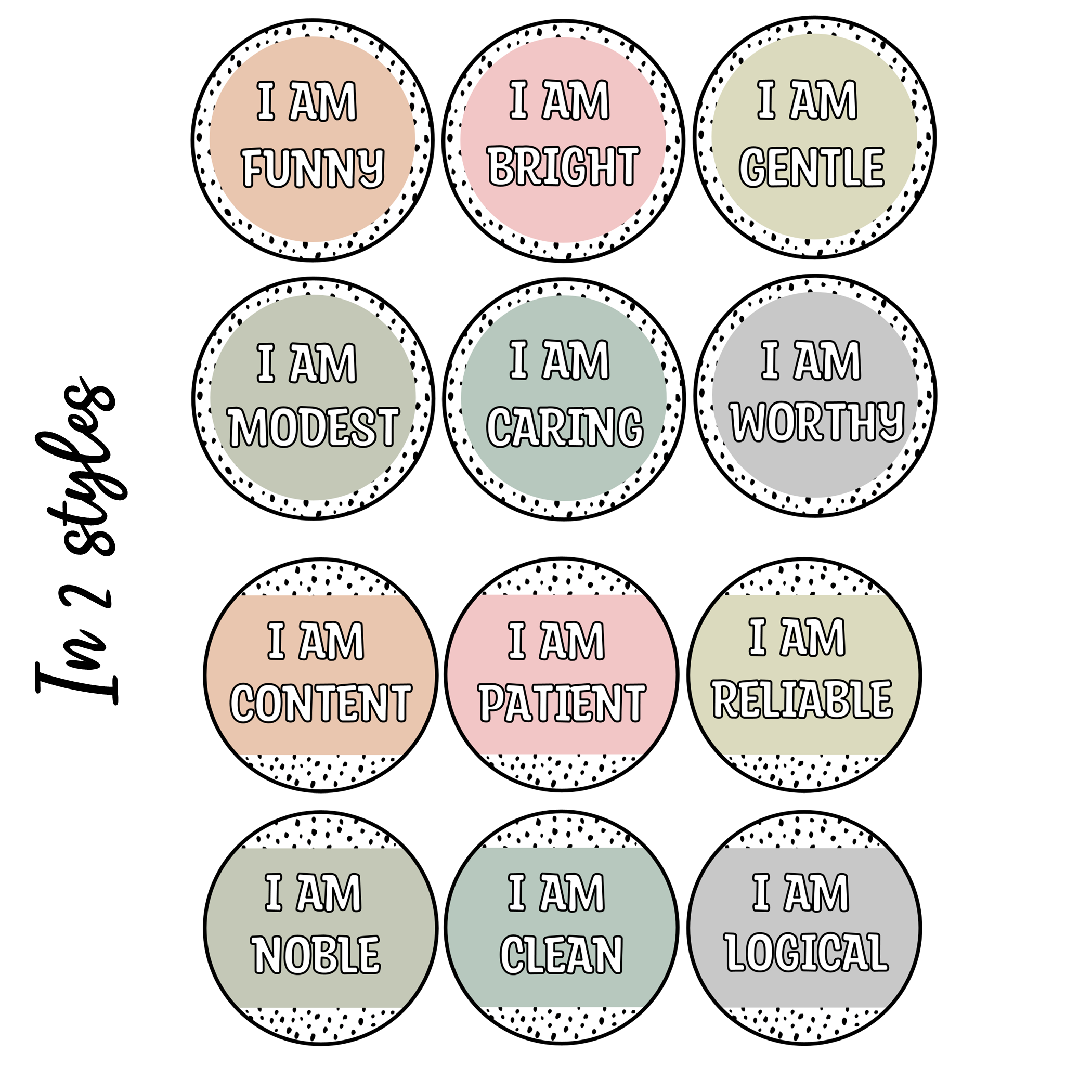 Modern Boho Affirmation Station