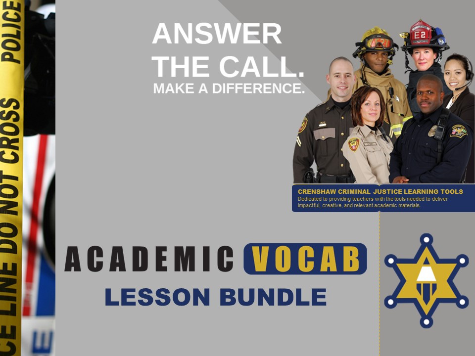 A Criminal Justice Unit - Amped Up Learning