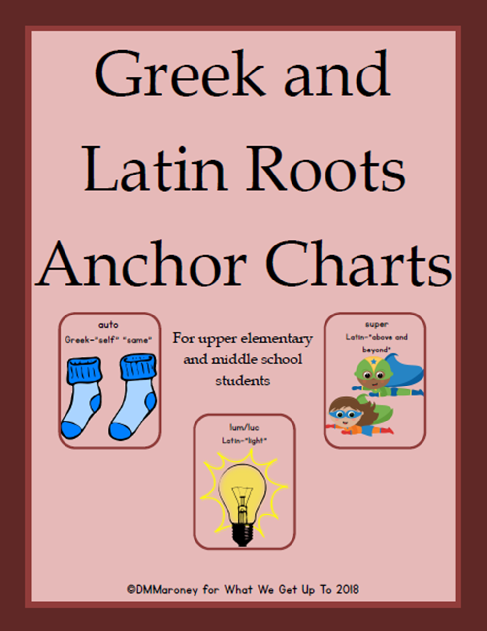 Beginning Greek and Lain Roots Anchor Charts - Amped Up Learning