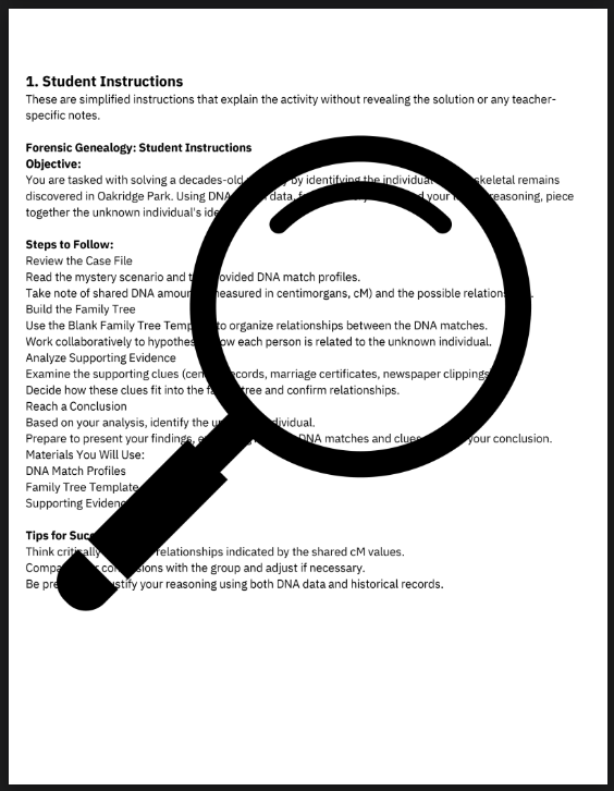 Forensic Genealogy in Health Science Solving Mysteries Through DNA Analysis