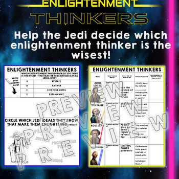 Enlightenment Thinkers! RETURN OF THE THOUGHTS!