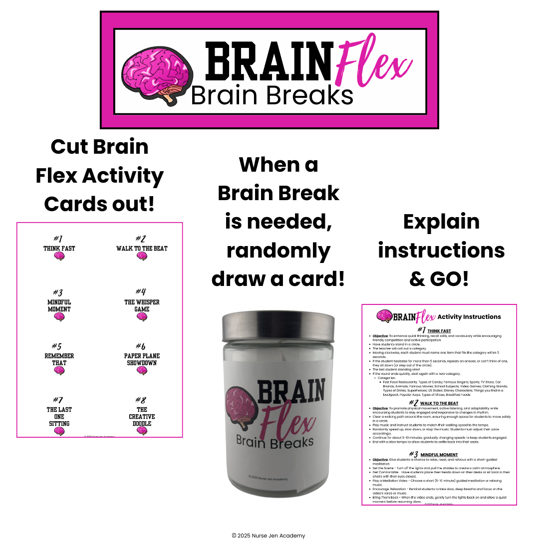 Brain Flex: Creative Brain Breaks for Teens | Activities to Reset & Recharge