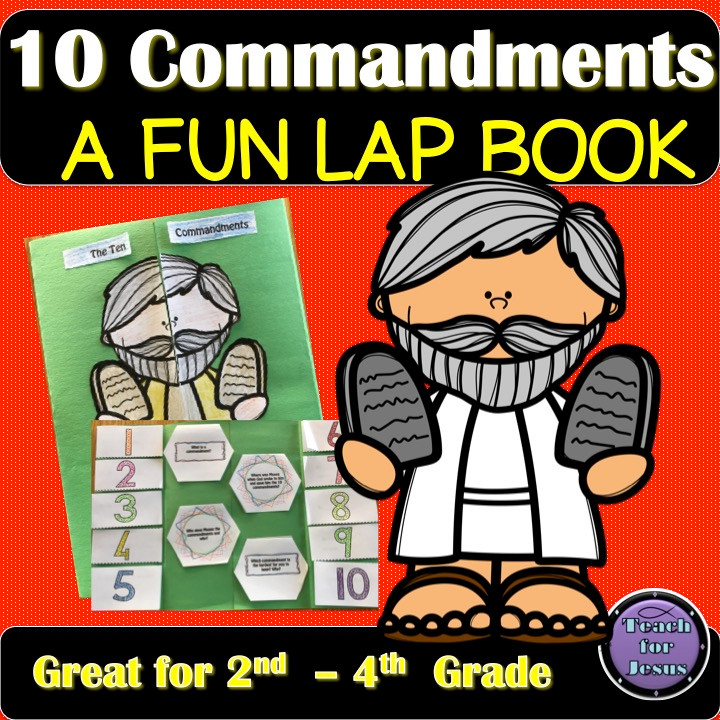 Moses and the Ten Commandments Lap Book - Amped Up Learning
