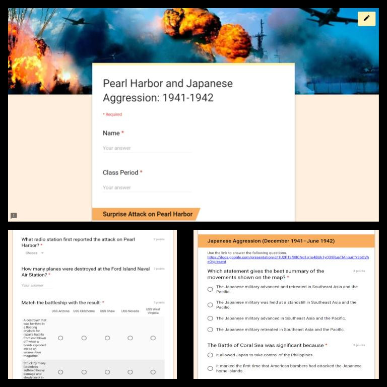 Interactive Map: Pearl Harbor and Japanese Aggression (1941-1942 ...