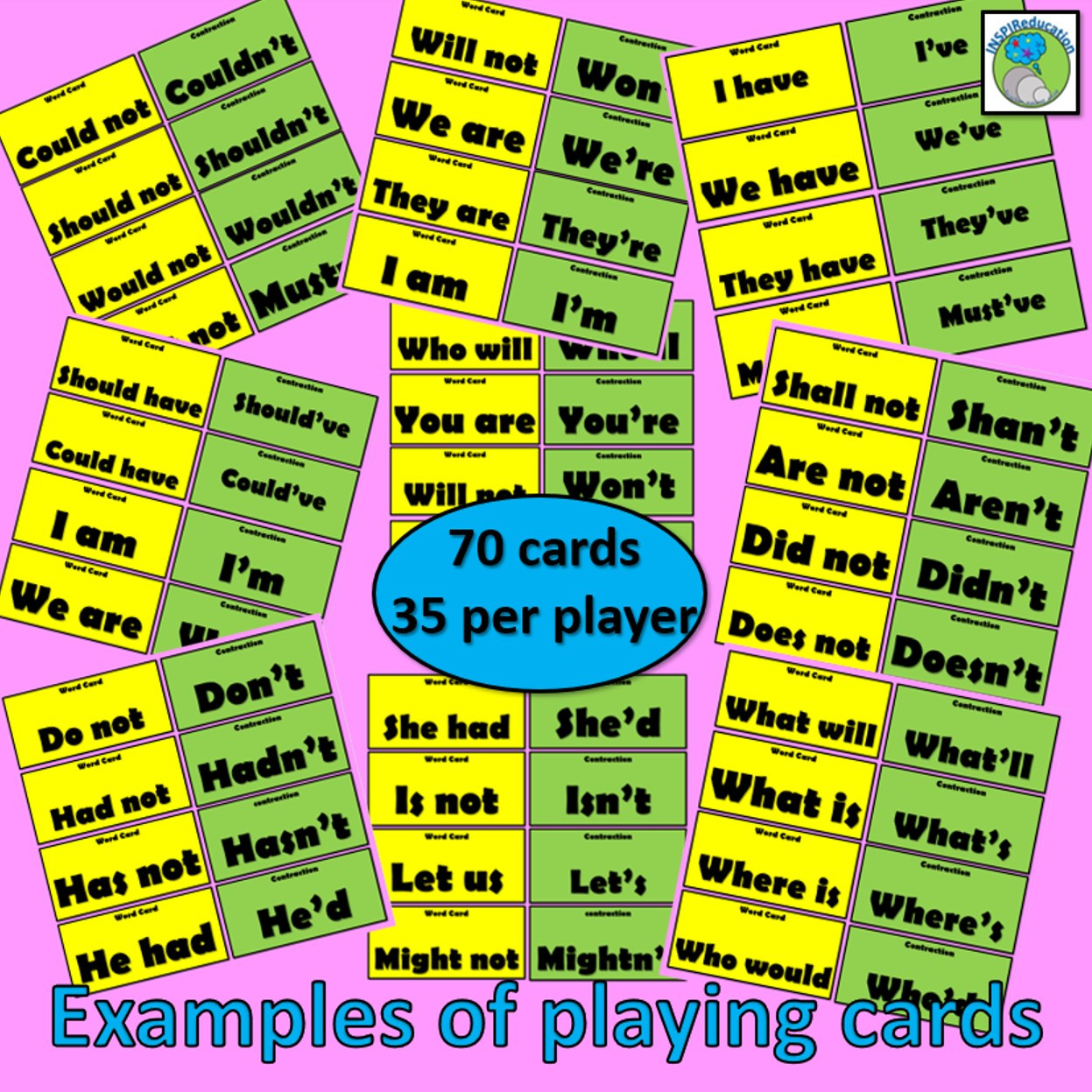 Contractions - Snap! Game, embed knowledge of contracted and expanded ...