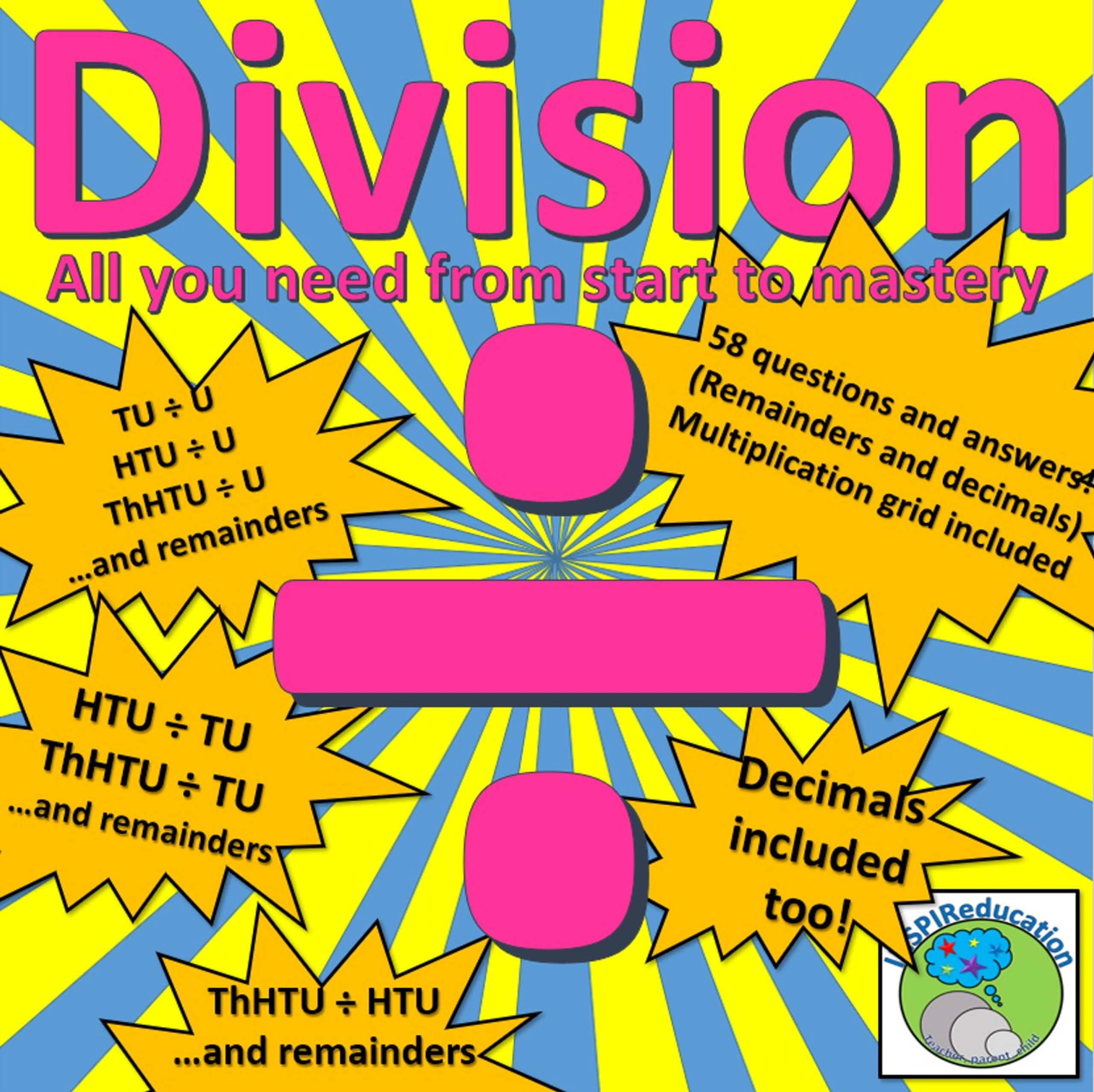 Division From Simple Questions To Mastery Including Decimals And division-from-simple-questions-to-mastery-including-decimals-and