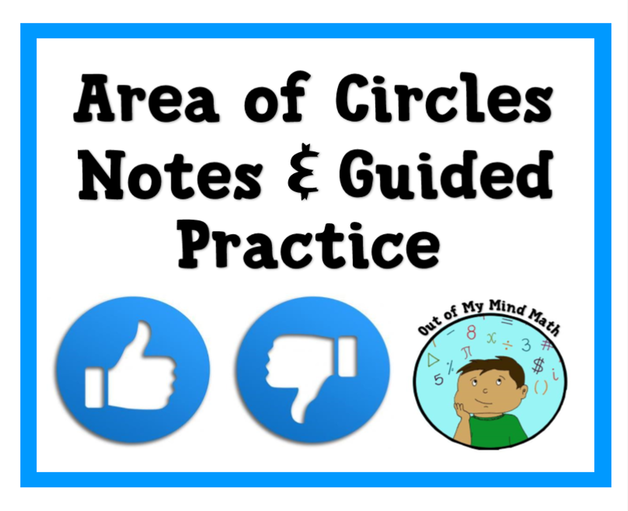 Area of Circle - Notes & Guided Practice - Amped Up Learning