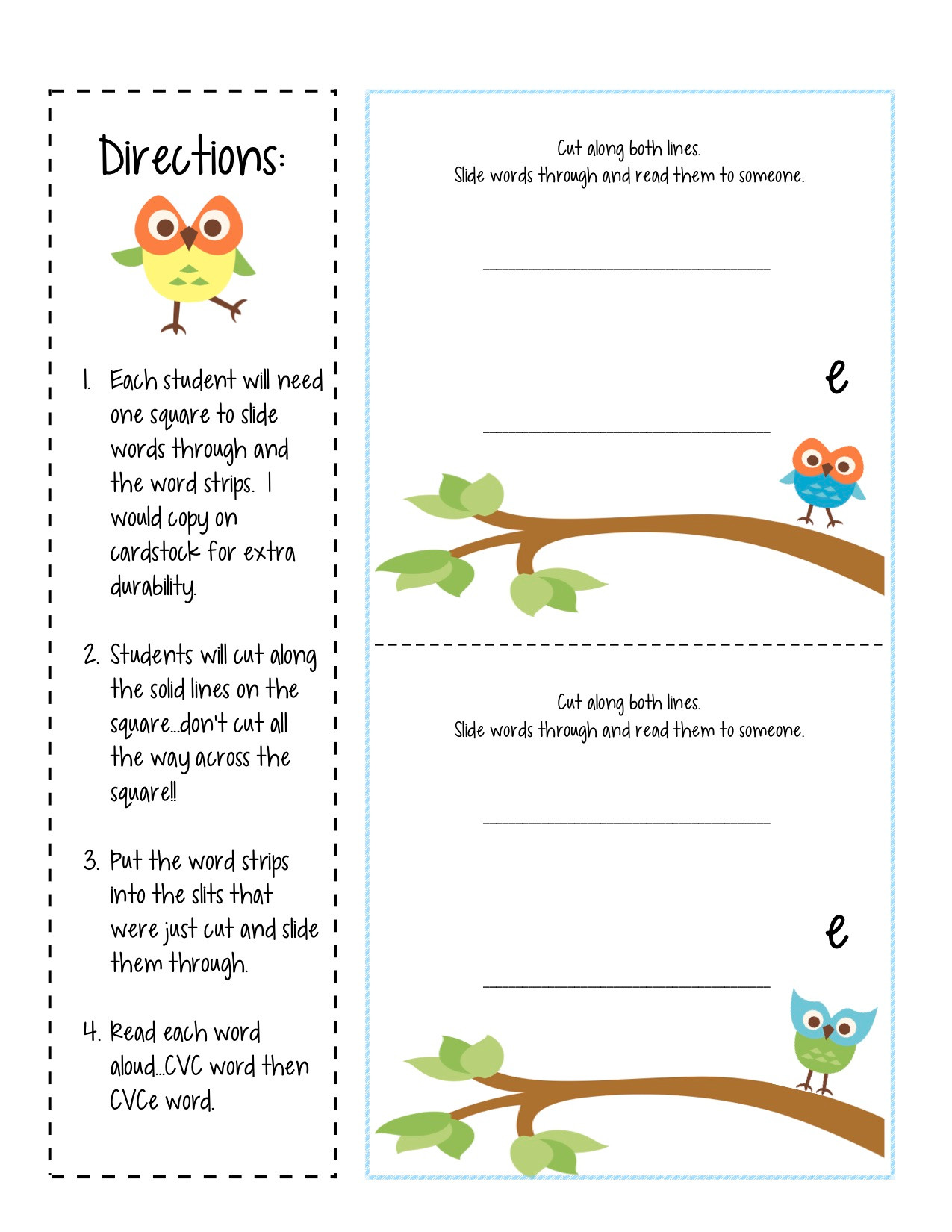 CVC CVCe Practice - Amped Up Learning