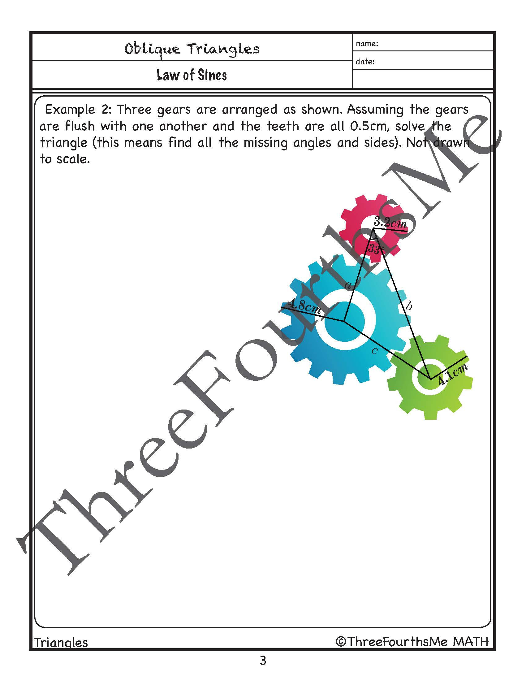 Law of Sines BUNDLE - Amped Up Learning