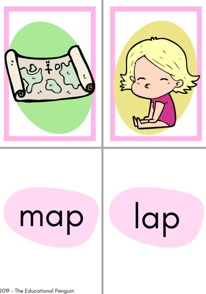 Flash Cards: Word Family 'a' - Amped Up Learning