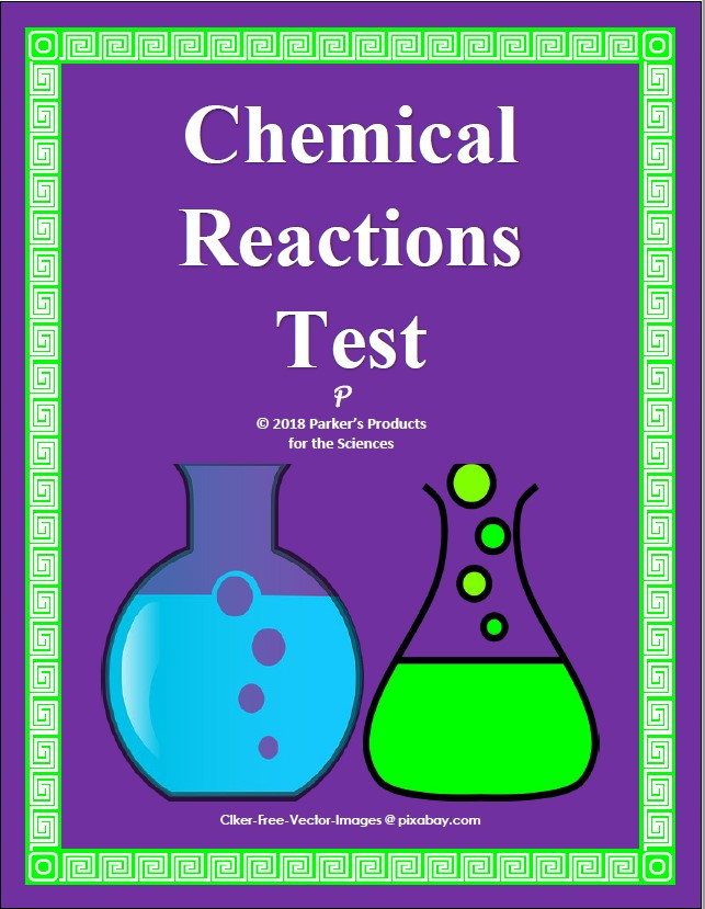 Chemical Reactions Test - Amped Up Learning