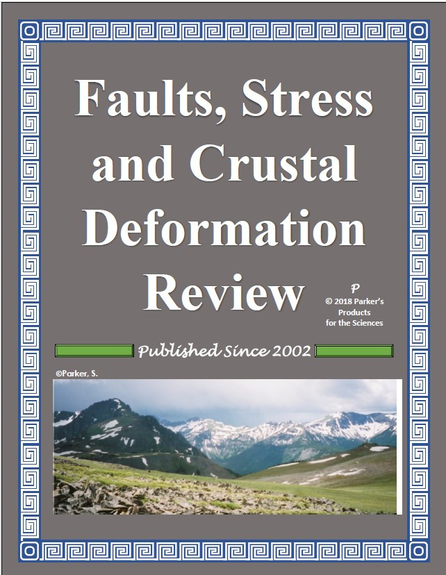 Faults, Stress and Crust Deformation Review Worksheet - Amped Up Learning