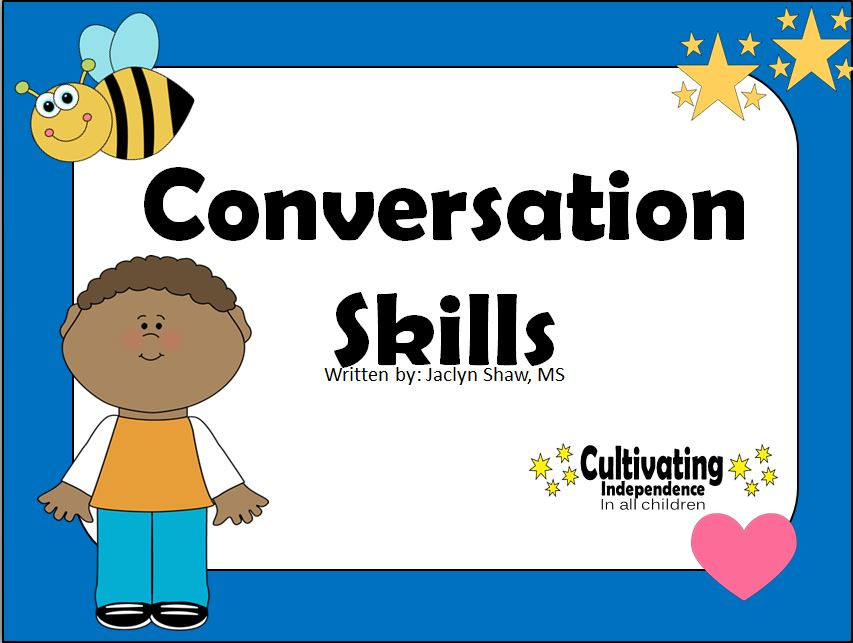 Conversation Skills - Social Story - Amped Up Learning