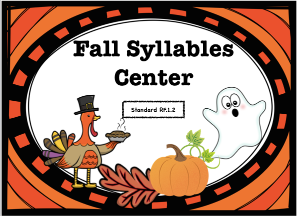 Fall Syllables Center - Amped Up Learning