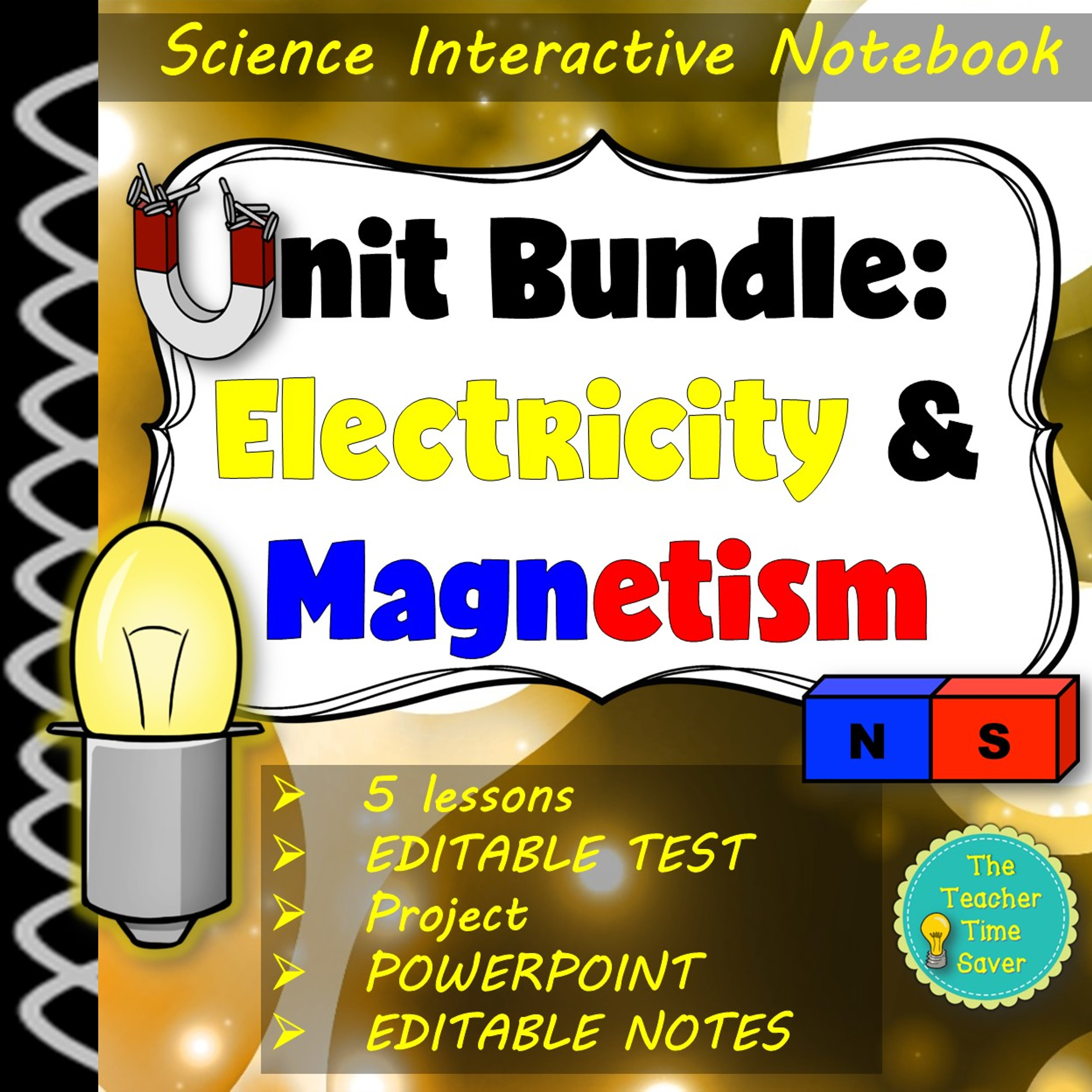 Electricity and Magnetism Interactive Science Notebook - Amped Up Learning