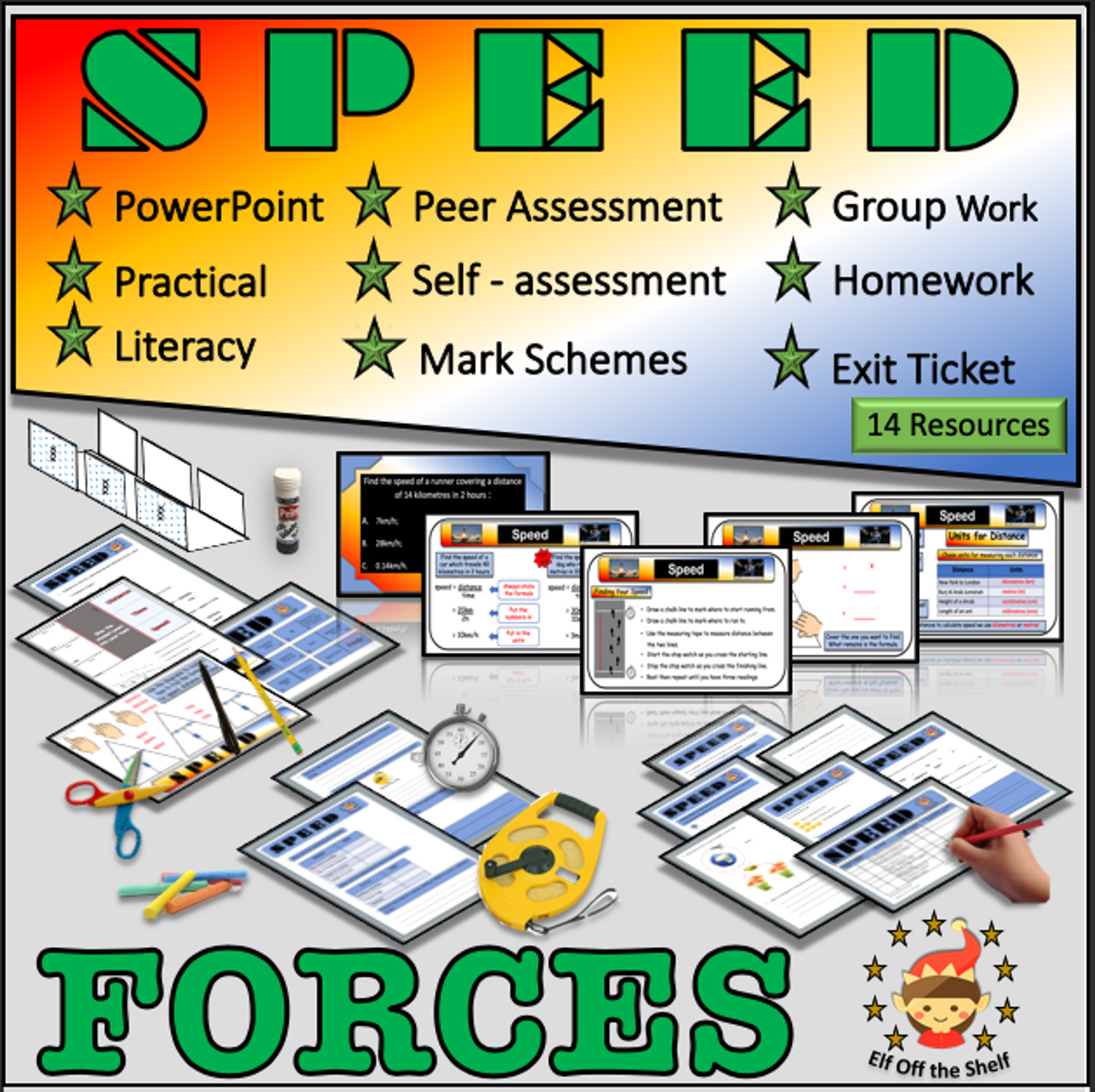 Forces - Speed for Middle School Science - Amped Up Learning