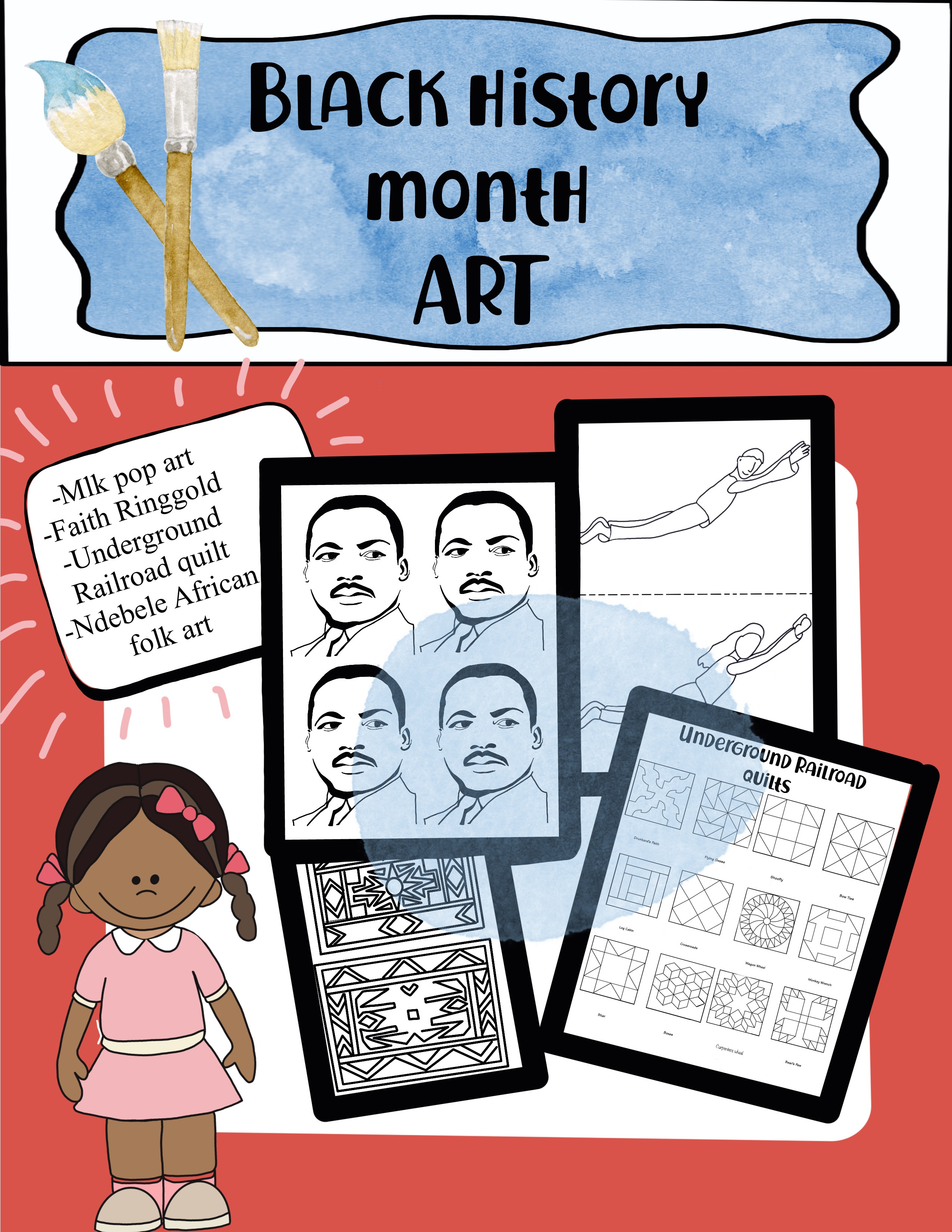 Black History Month ART BUNDLE - Amped Up Learning