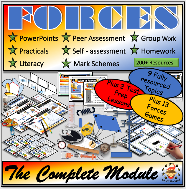 Forces - The Complete Module for Middle School Science Plus 13 Games ...