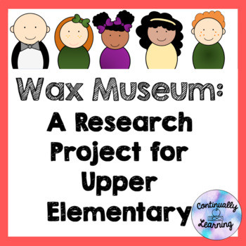 Wax Museum Research Project for Upper Elementary - Amped Up Learning
