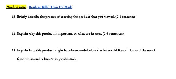 How It's Made Activity - Amped Up Learning