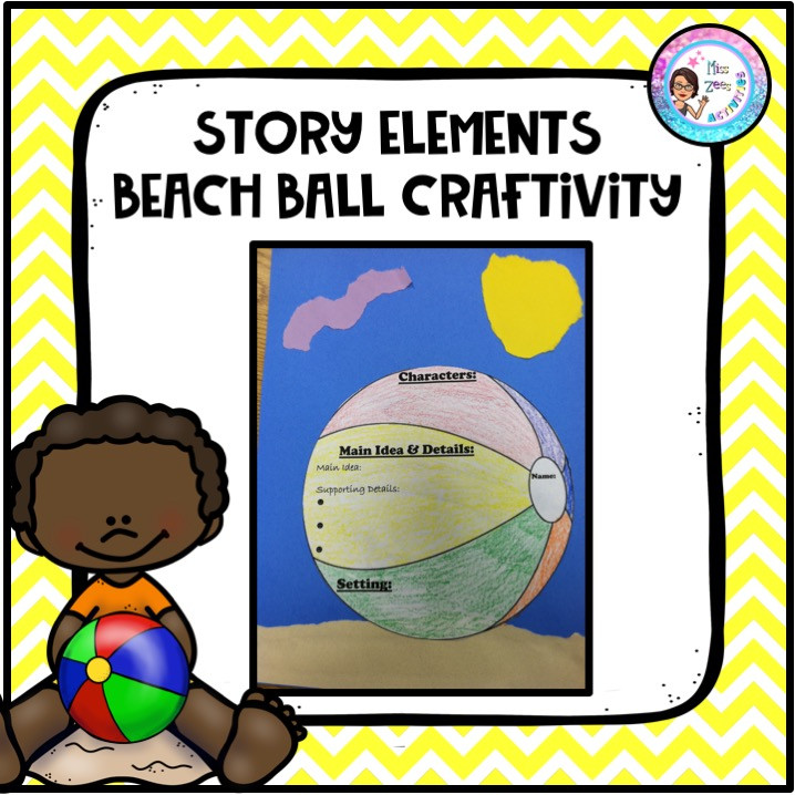 Beach Ball Story Elements Craftivity - Amped Up Learning