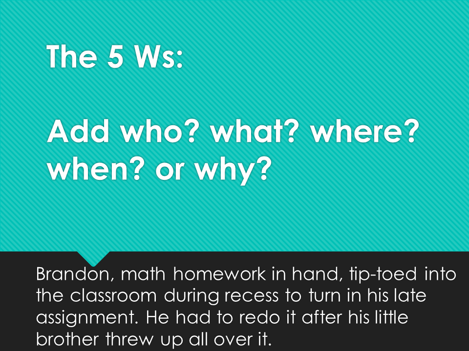 Elaboration Writing posters - Amped Up Learning