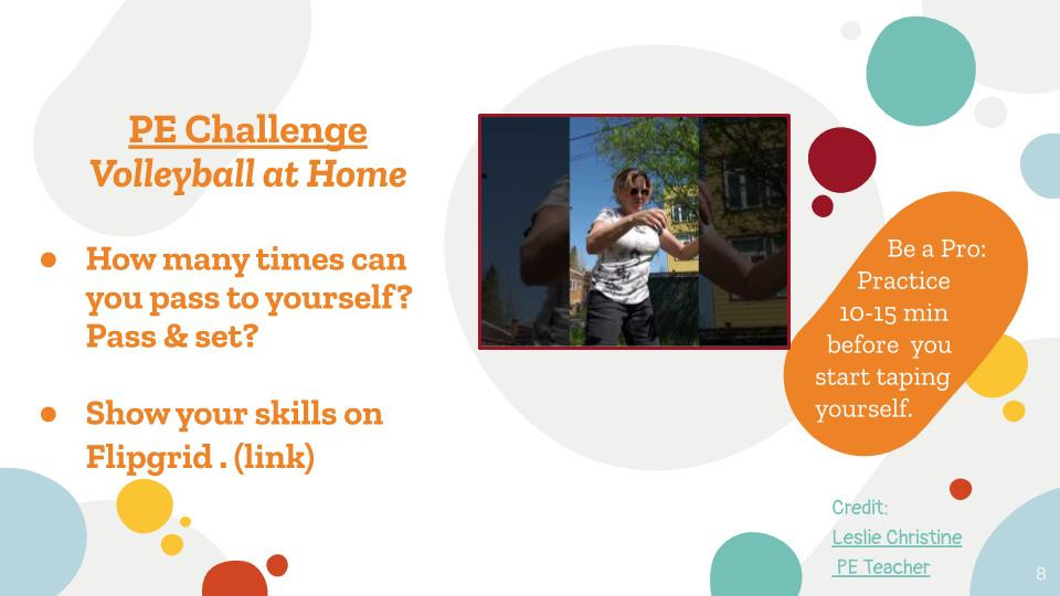 PE & Wellness Challenges 2 - Digital Learning