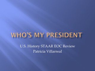 U.S. President Review Games