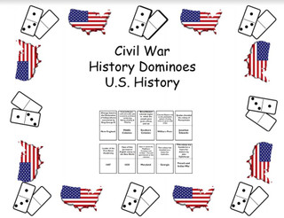 History Dominoes - Civil War - - Amped Up Learning