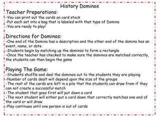History Dominoes - Civil War - - Amped Up Learning