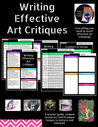 Art Critique Posters - Amped Up Learning