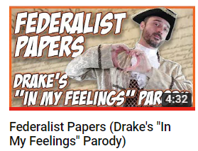Mr Betts Class Federalist Papers parody of Drakes "In my Feelings" FREE ...