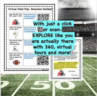 Football Virtual Field Trip - Digital Version