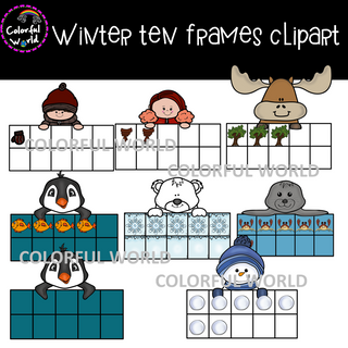 Winter clipart - Amped Up Learning