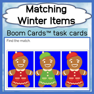 Matching: Winter Theme Boom Cards™