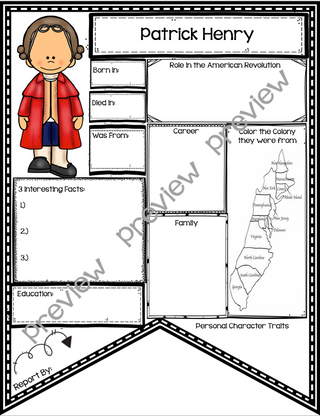 Revolutionary Americans Pennant Reports - Amped Up Learning