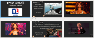Trashketball Review Game Template. Fun GIFs! Any Subject. Editable ...