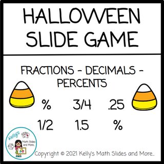 Fractions/Decimals/Percentages Conversion Slide Game
