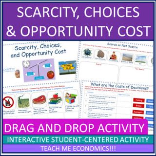 Scarcity Choices Opportunity Cost Economics Google Slides Drag and Drop ...