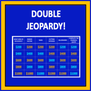 Financial Literacy Canada Jeopardy