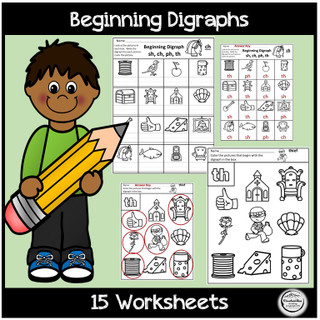 Beginning Digraph Worksheets
